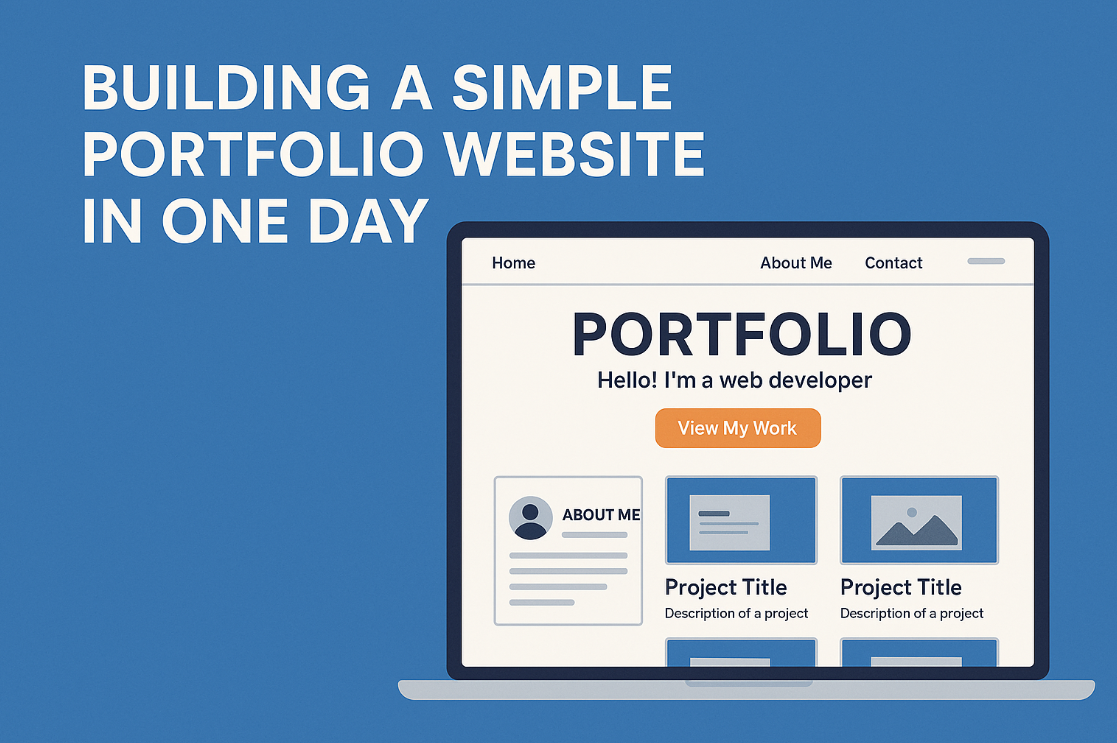 Building a Simple Portfolio Website in One Day - NurturerAi